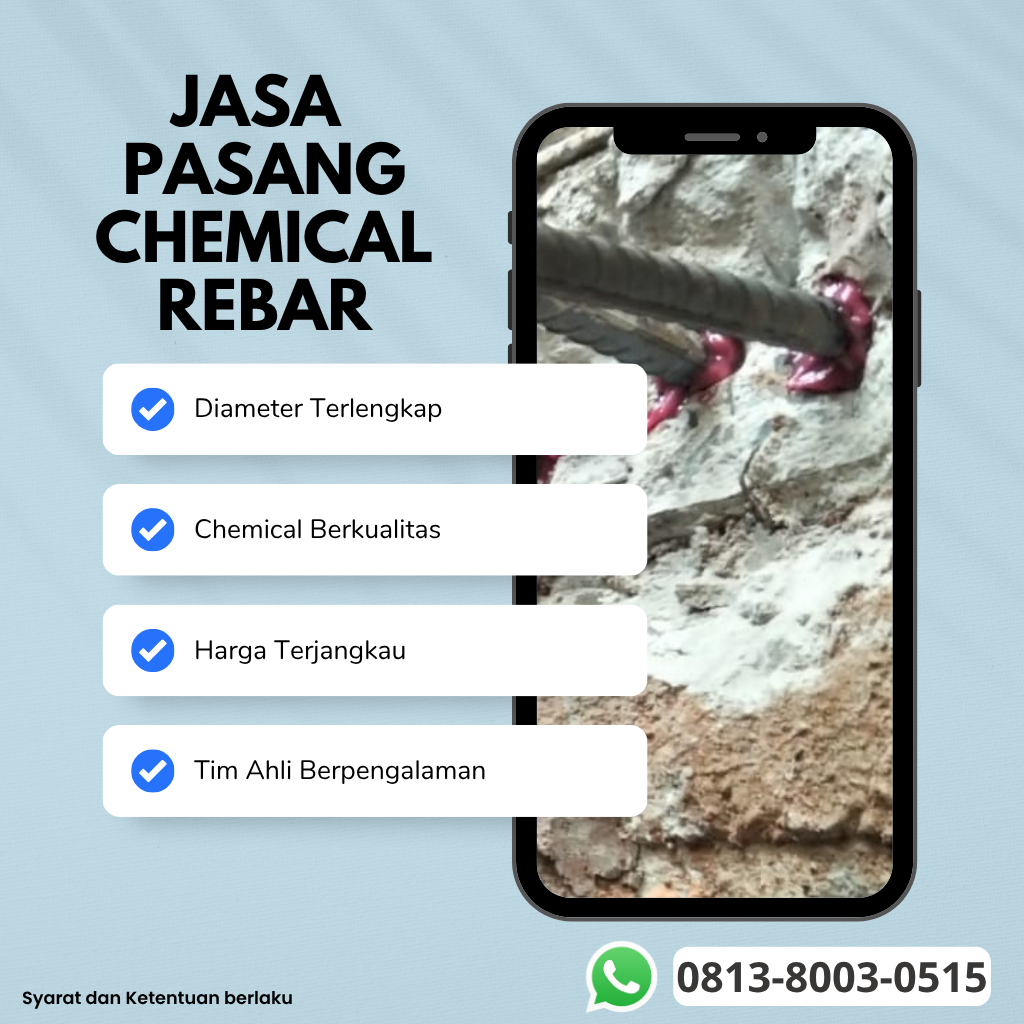 Jasa Pasang Chemical Rebar - Chemical Waterproofing Indonesia